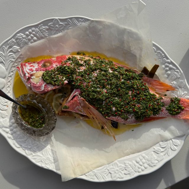 Get Drizzling - Recipe for Whole Roasted Snapper with Chimichurri from ...